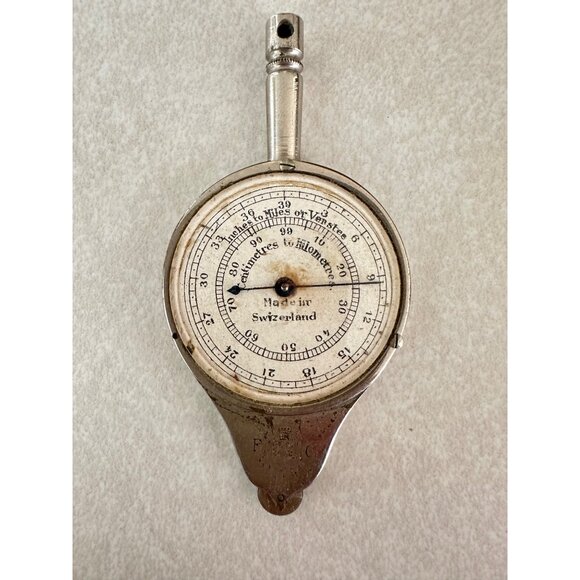Office | Vintage Swiss Opisometer Curvimeter Meilograph Map Measuring ...